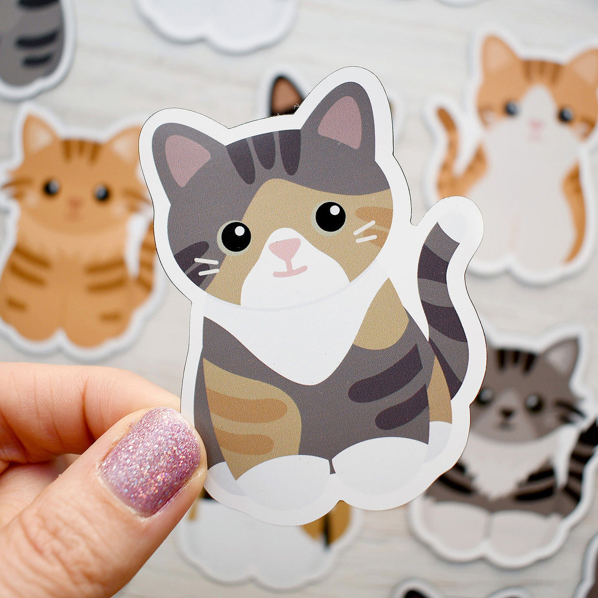 Looks Like My Cat! Tabico/Torbie cat magnet – Chester & Pearl